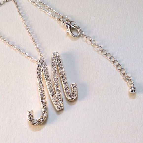 Jewelry | Beautiful Personal Large Letter M Pendant Necklace | Poshmark